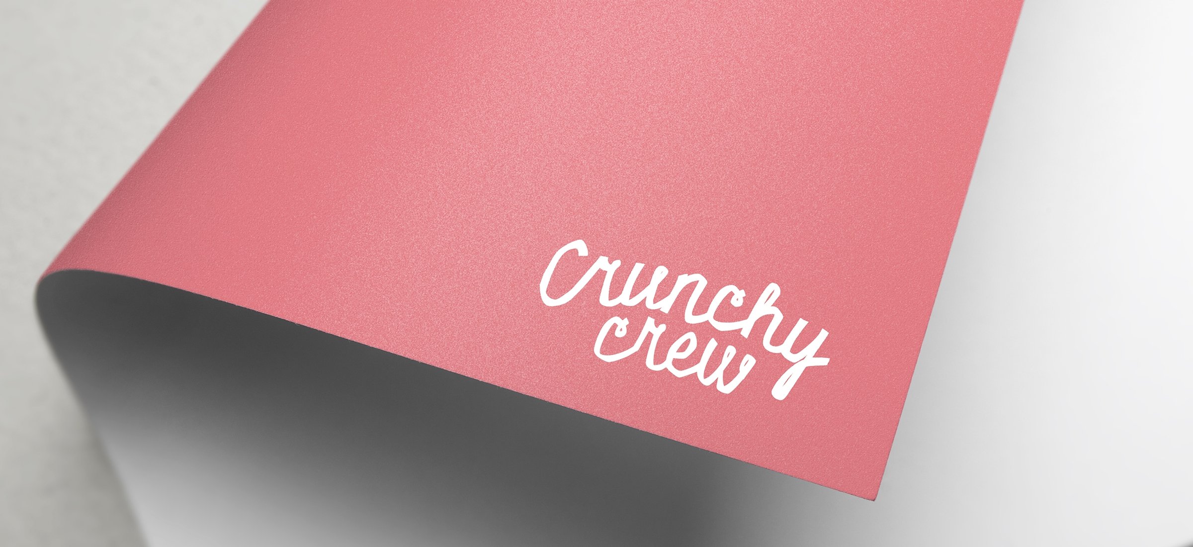 Naming and Package Design for Crunchy Crew Fruit Chips.