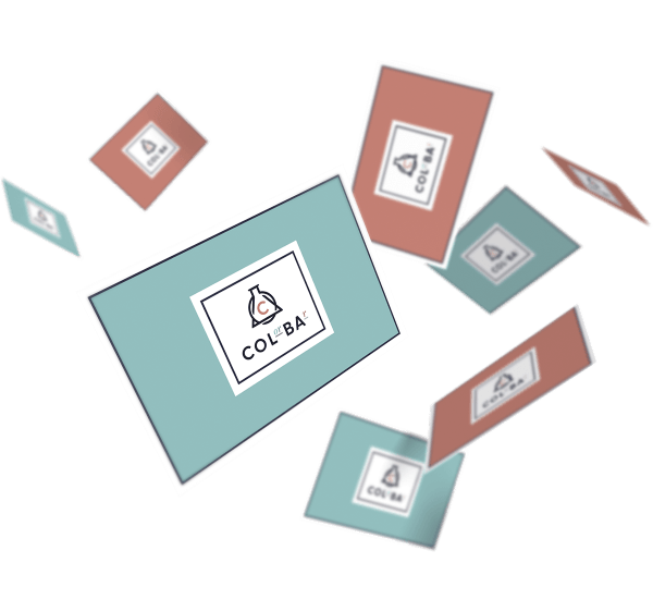 Logo and Visual Identity. GreenMars Work for ColBa Color Bar